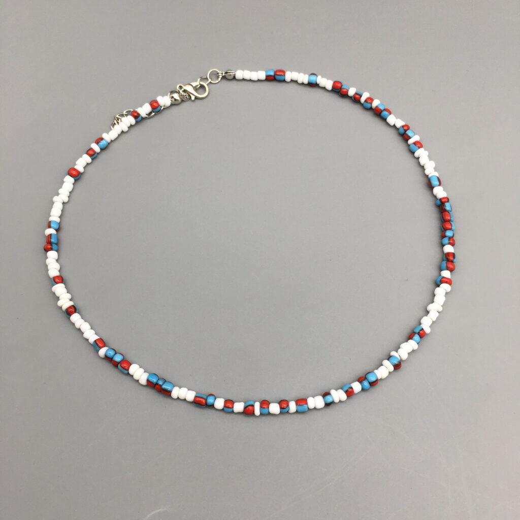 Collier fines perles de couleur | Bijoux colorés