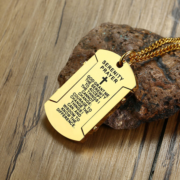 Pendentif homme militaire | Bijoux religieux