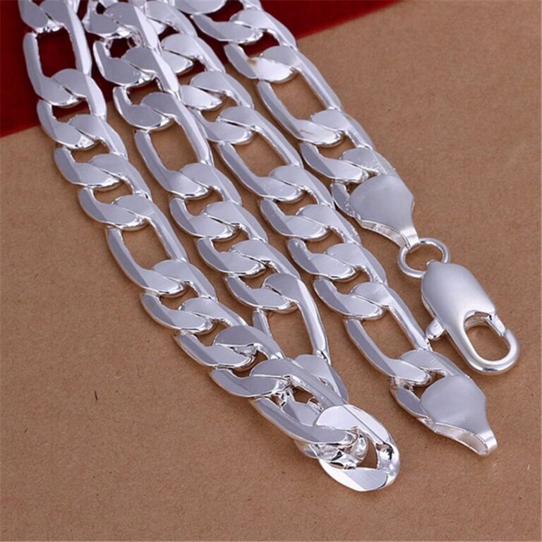 Chaîne argent grosse maille | Bijoux haute qualité